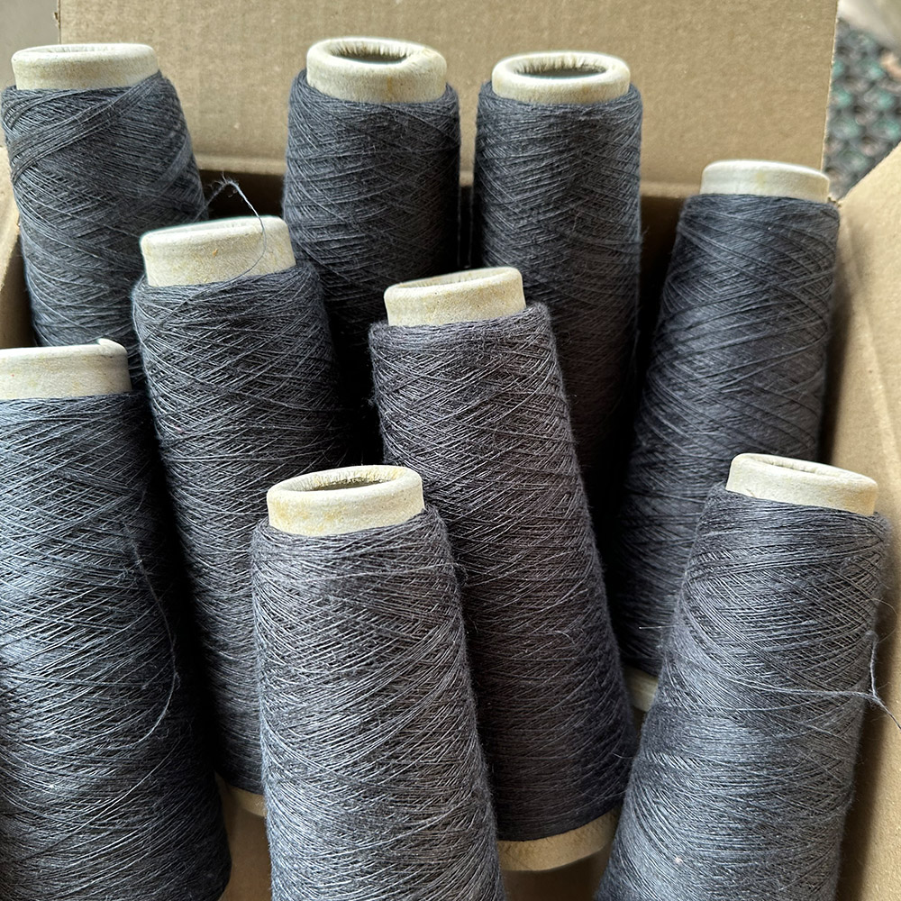 Flachs und Leinen | Flachsshop | Webgarn kbA-Leinen 18/1 ambra ca. 0,35 ...